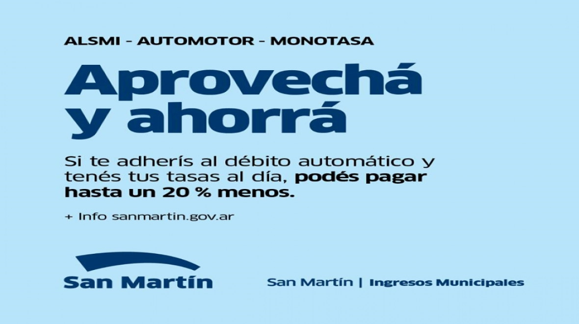Descuentos de hasta 20 para el pago de tasas por d%C3%A9bito autom%C3 ...